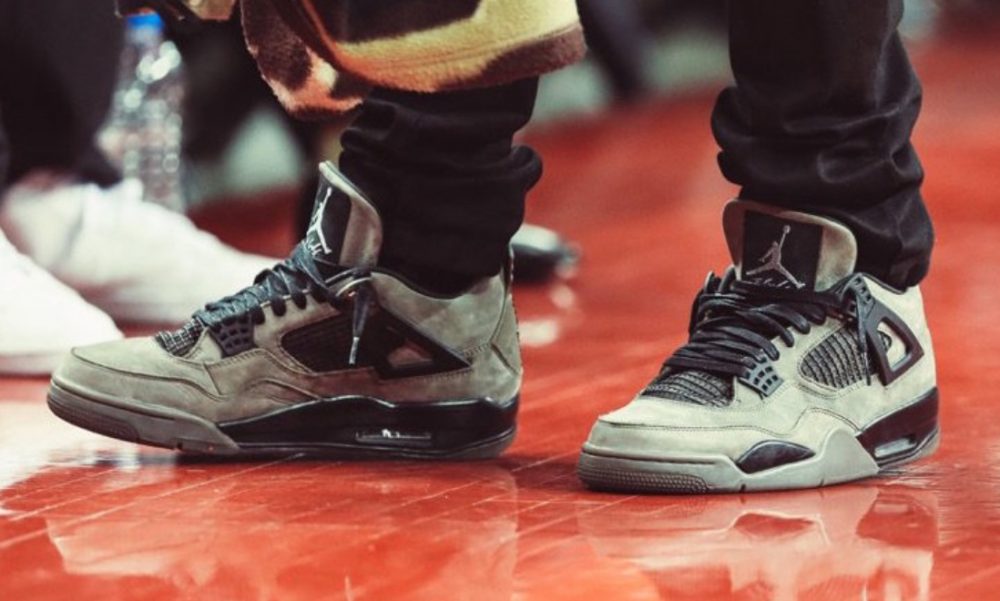 La Air Jordan 4 olive de Travis Scott se dévoile plus en détails - WAVE®