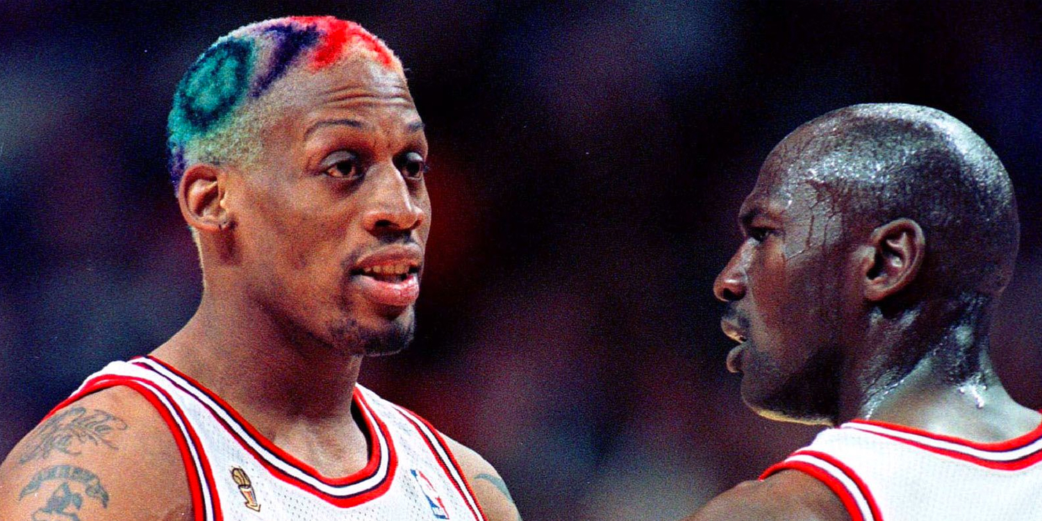 Le légendaire Dennis Rodman en 6 coupes de cheveux - WAVE®