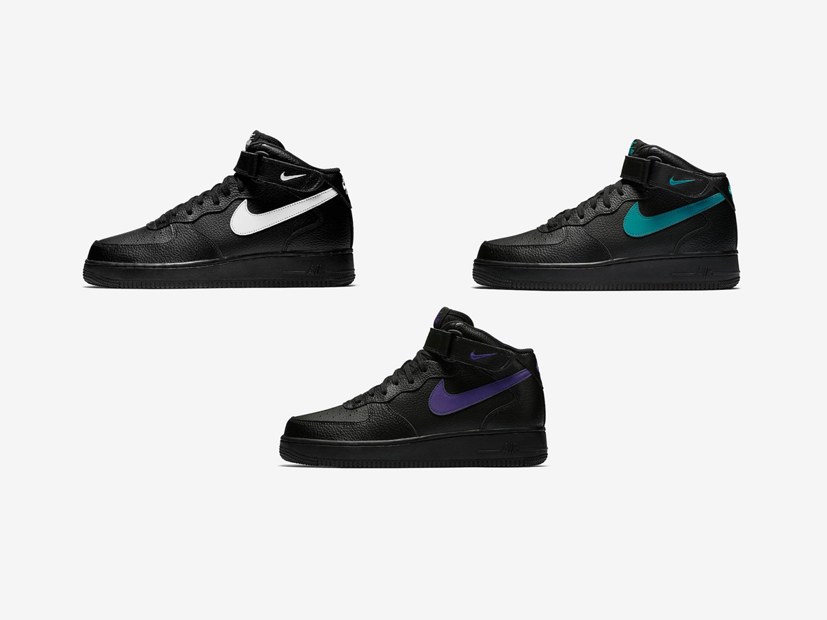 Nike Air Force 1 High Black Leather - WAVE®