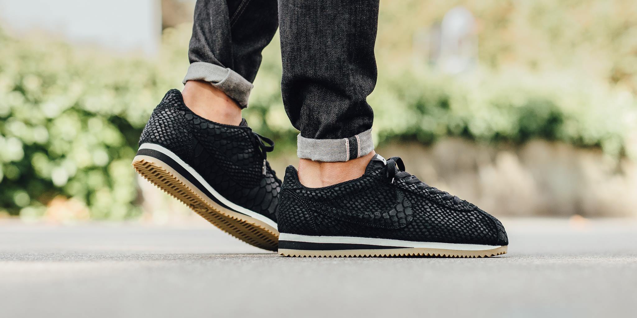 Nike Cortez Leather Premium "Black Anaconda"