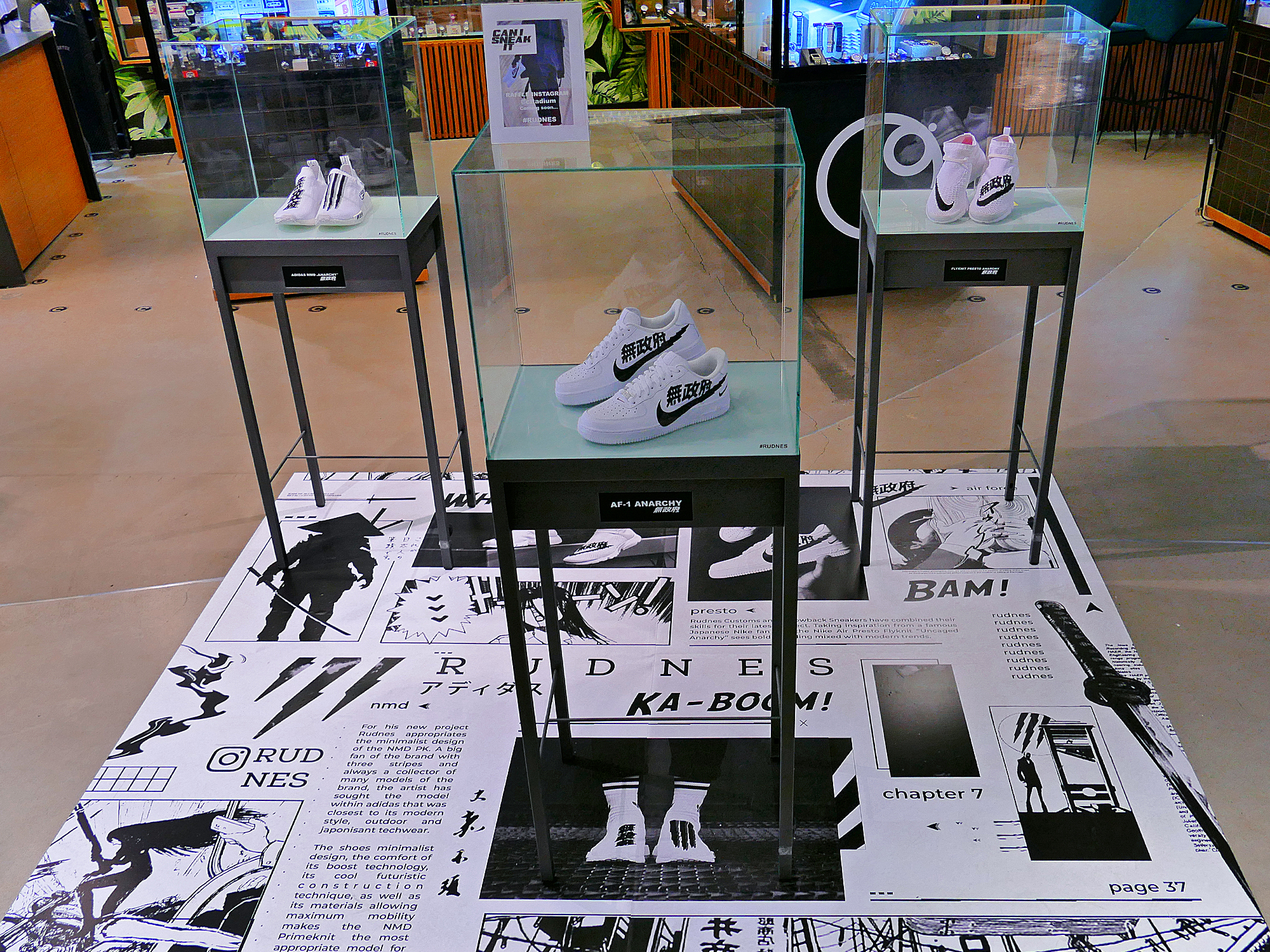 Throwback Sneakers et Rudnes présentent leur AF1 Anarchy | WAVE®