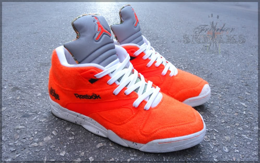 Jordan V Laser x Reebok Pump alife Custom 'End of an Era' | WAVE®