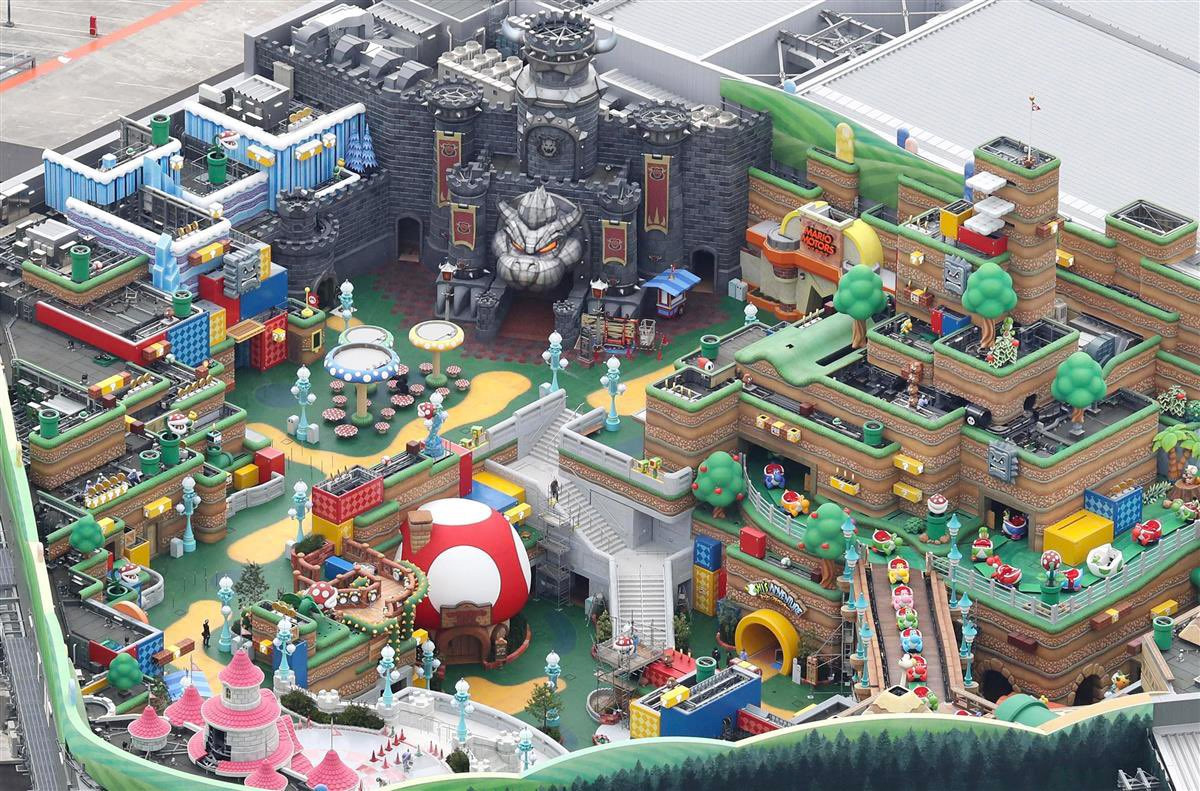 L'intérieur du premier Super Nintendo World se dévoile en images
