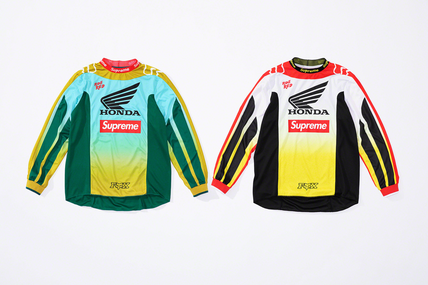 La collaboration Supreme x Honda x Fox mêle lifestyle et racing